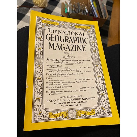 National Geographic | Other | Vintage National Geographic May 933 ...
